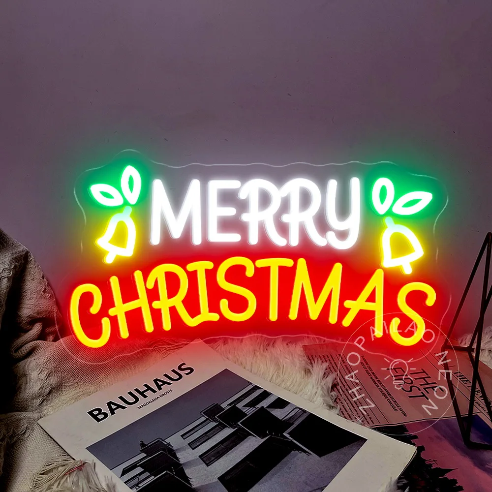Merry-Christmas-Neon-Sign-LED-lights-Christmas-decoration-room-bedroom ...