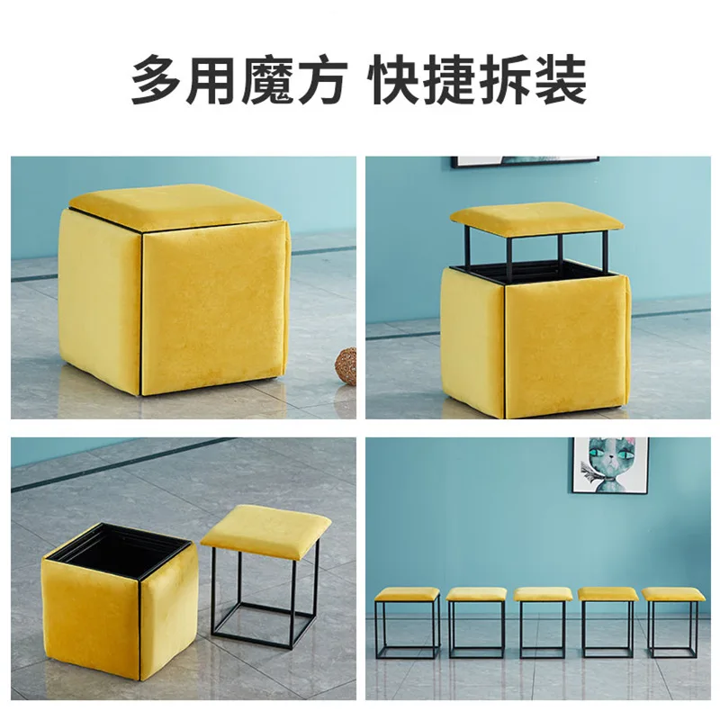 Minimalist-Rubik-s-Cube-Chair-Sofa-Stool-Space-saving-Living-Room ...