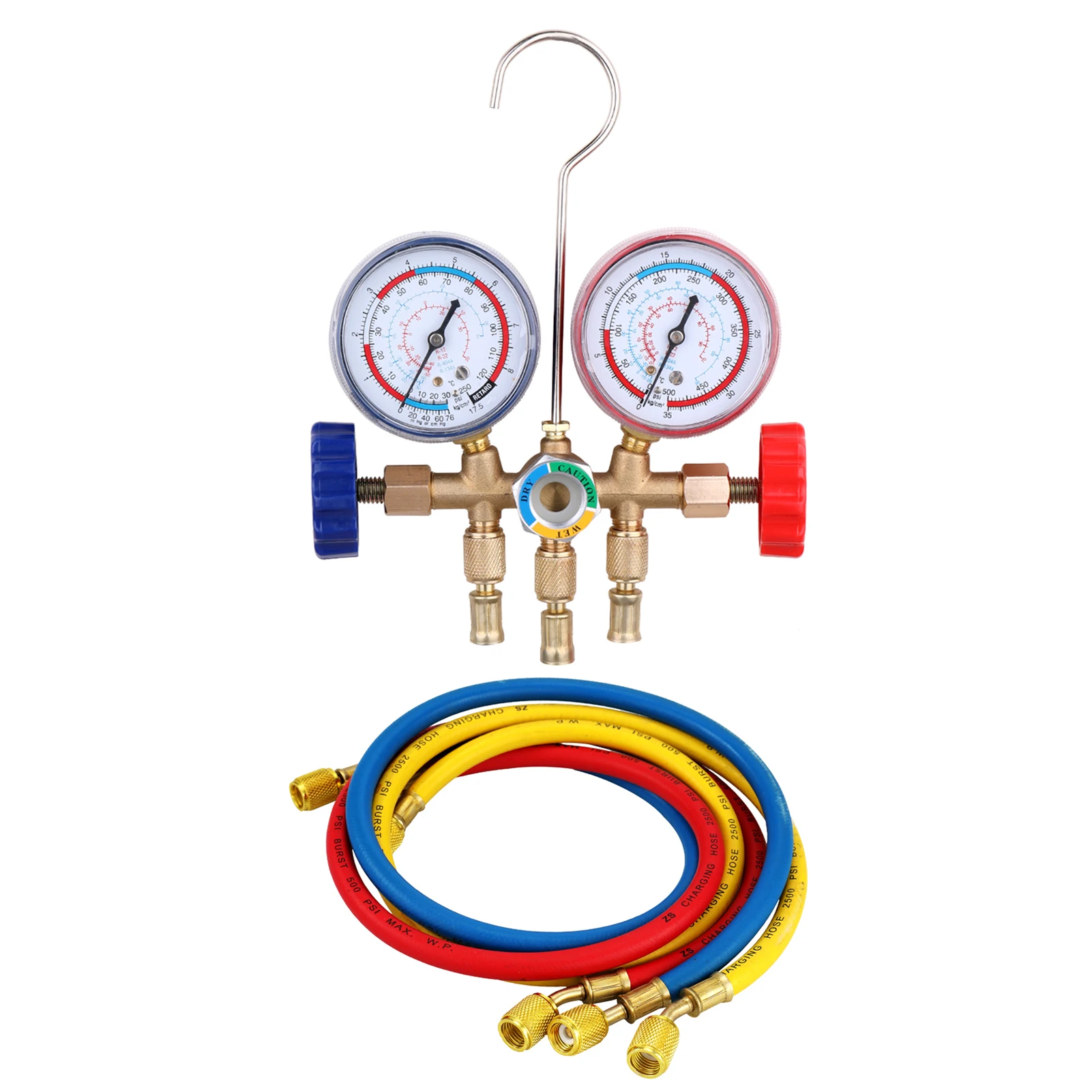 2021-r134a-set-Refrigerant-Manifold-Gauge-Set-Air-Conditioning-Tools ...
