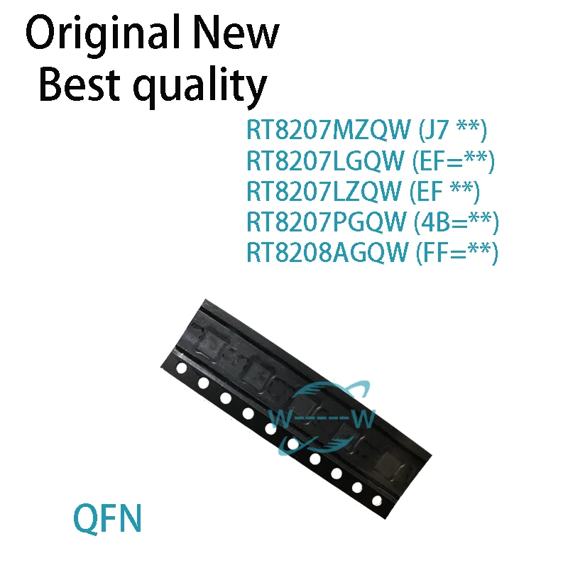 (5 PCS)NEW RT8207MZQW J7 RT8207LGQW EF= RT8207LZQW EF RT8207PGQW 4B ...