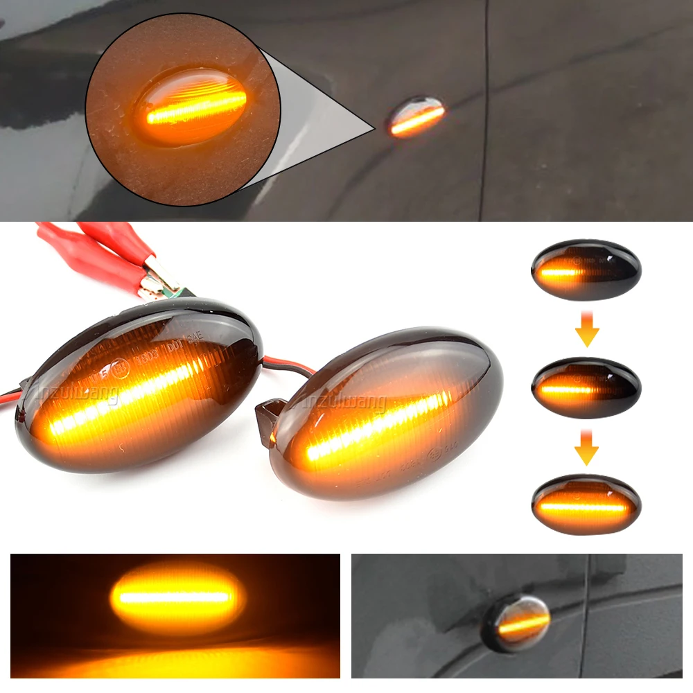 2pcs-Dynamic-LED-Car-Side-Marker-Lights-For-Mercedes-Benz-Repeater ...
