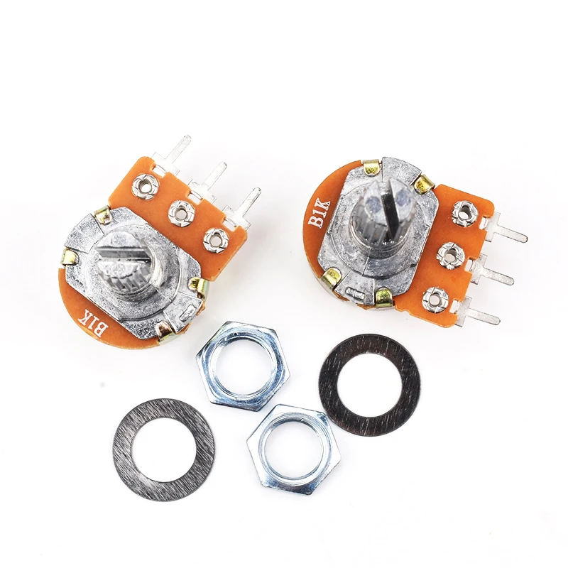 5pcs 3 pin WH148 Linear Potentiometer variable resistor potentiometer B ...