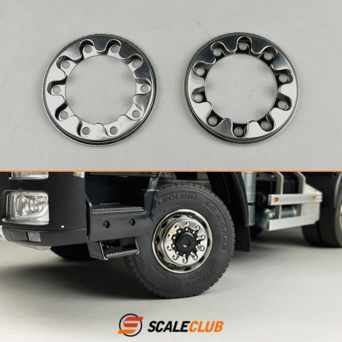 Scaleclub-Model-1-14-Trailer-Tractor-Dump-Truck-Wheel-Hub-Retainer ...