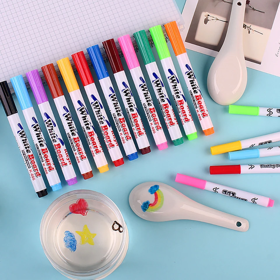 Floating Pen Magical Water Painting Drawing Set For Kids, Floating Ink ...