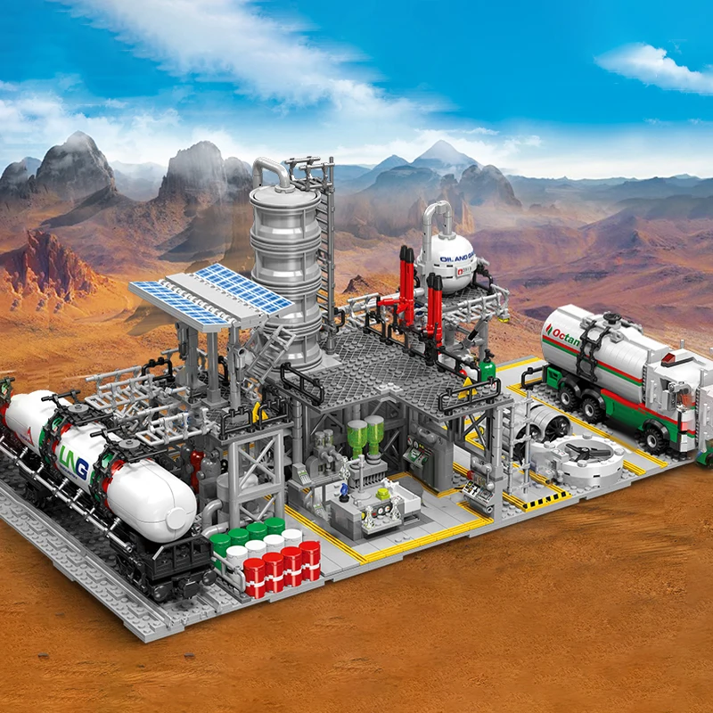 City-Street-View-Building-Blocks-Natural-Gas-Storage-Center-Laboratory ...