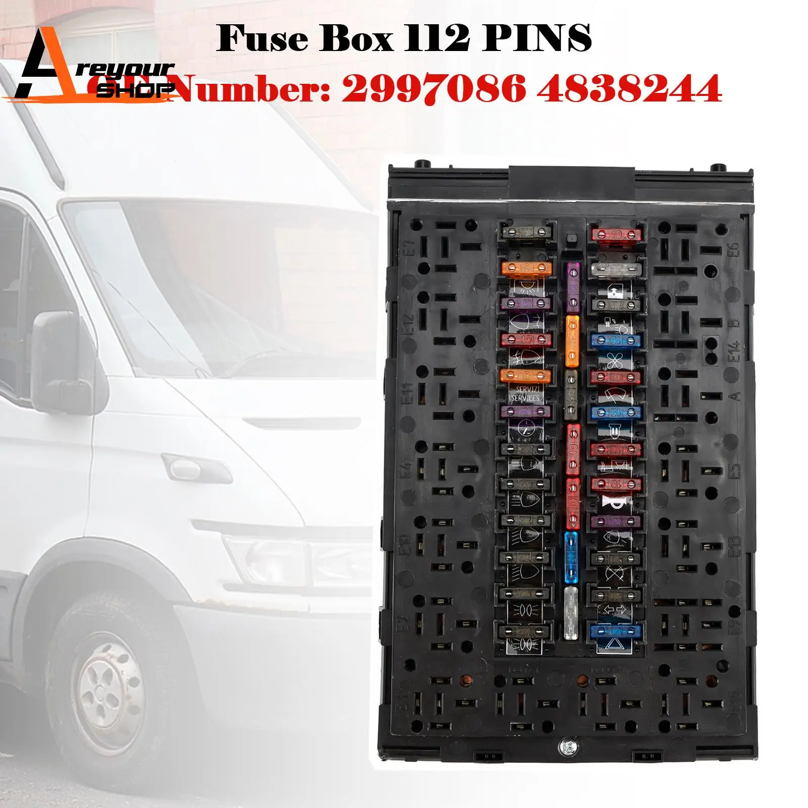 Fuse Box 2997086 4838244 for Iveco Daily II III Autobus Autocar 1989 ...