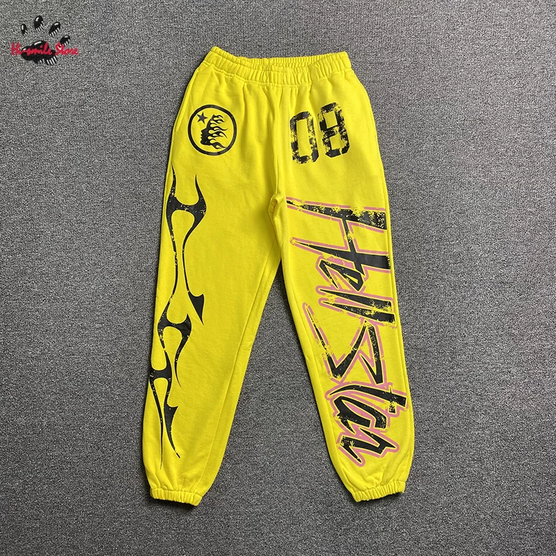 Green-Black-Yellow-Sweatpants-HELLSTAR-Pants-Men-Woman-1-1-Retro-Washed ...