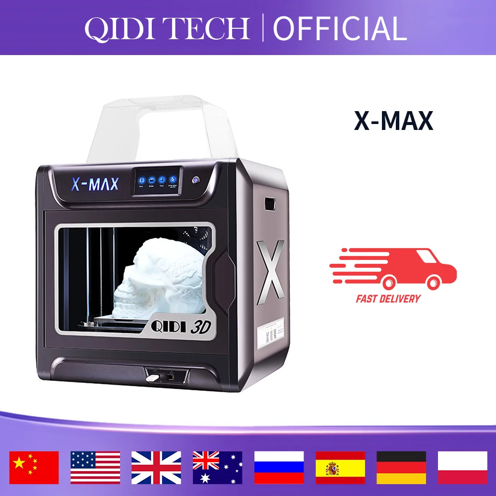 Qidi Tech 3d Impressora X-max Grande Tamanho Industrial Wifi Alta ...