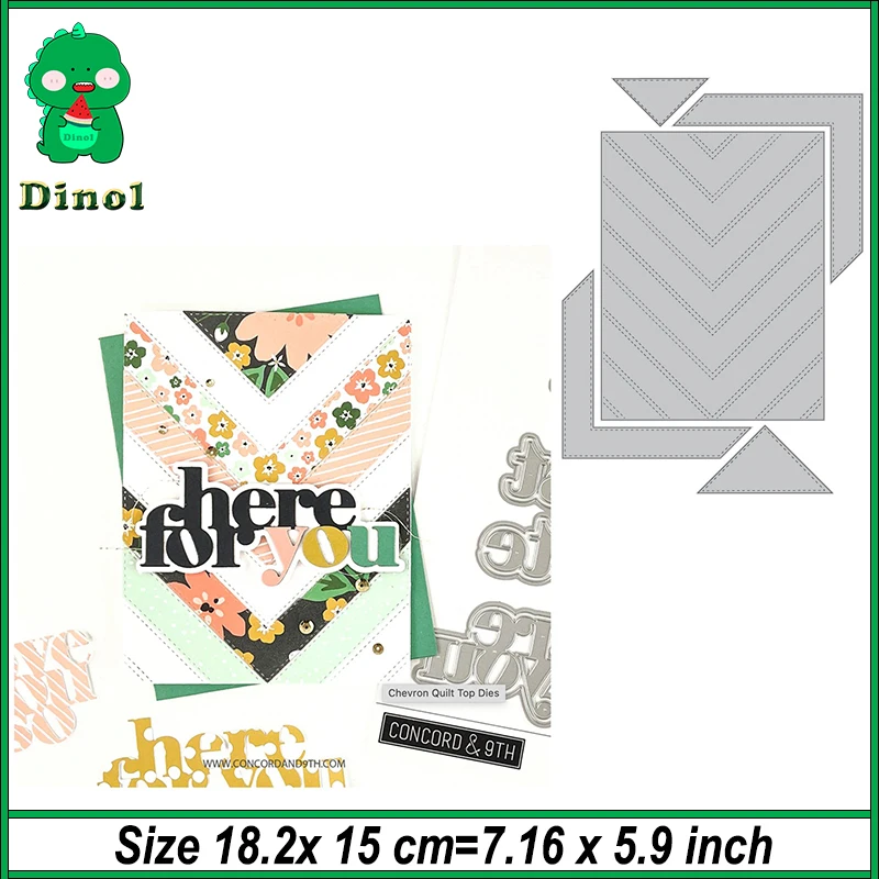 Dinol-Chevron-Quilt-Top-Hollow-Background-Cutting-Dies-Diy-Craft-Paper ...