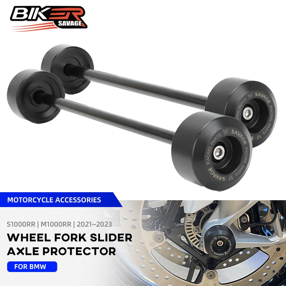For BMW S1000RR M1000RR 2023 Front Rear Wheel Axle Fork Crash Slider ...