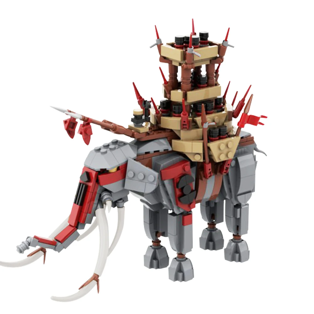 MOC-Mumakil-Oliphant-Building-Blocks-Anime-Figure-Combatant-Of-Ivory ...