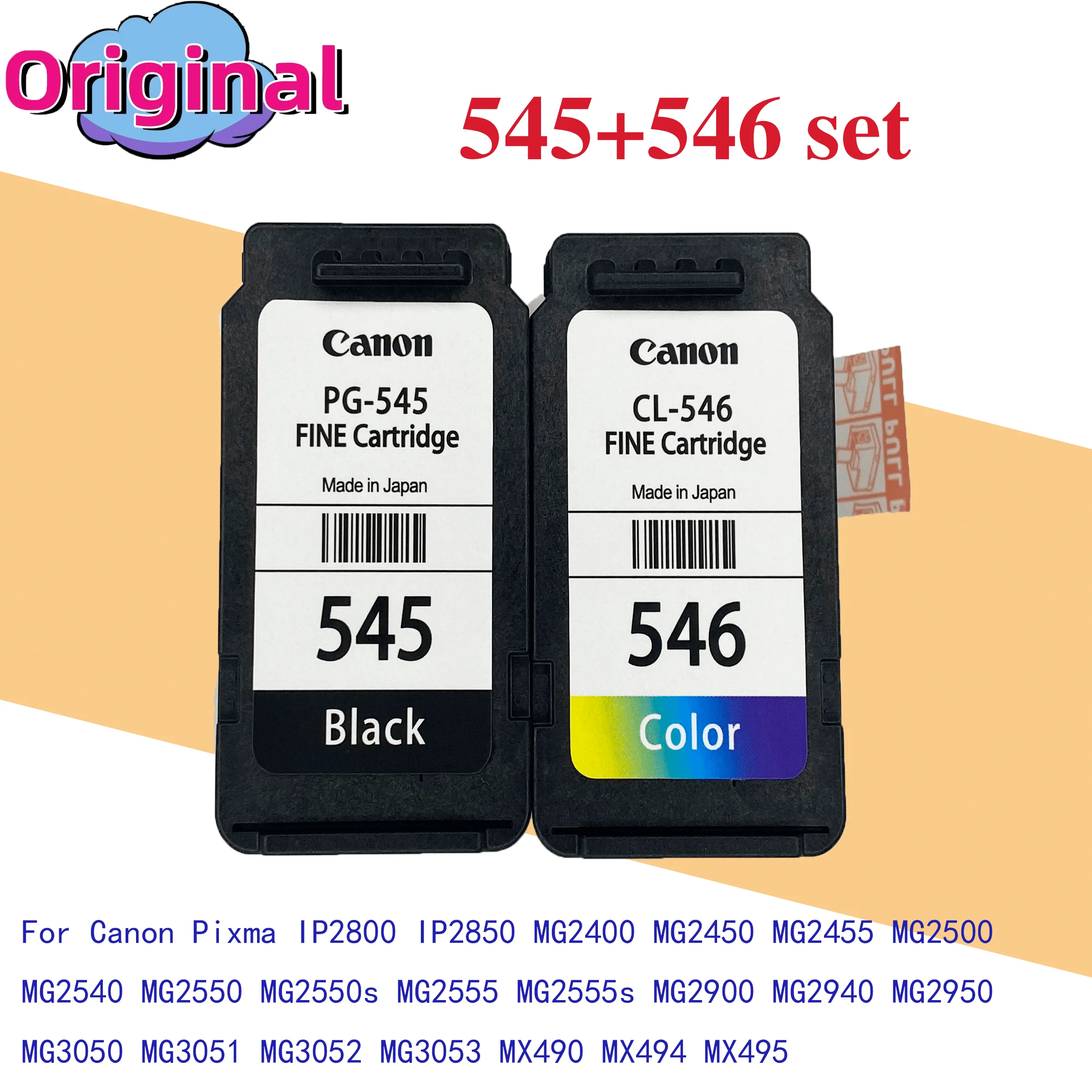 PG545 clcompatible uyumlu doldurulabilir murekkep Canon icin kartu 545 546 Pixma MG2950 mgmgmg2500 MG3050 mgmgmg3051 MX495 AliExpress