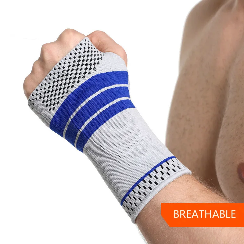 2 pcs Gel Silicon Hand Wrist Palm Support Brace Therapy Gloves ...