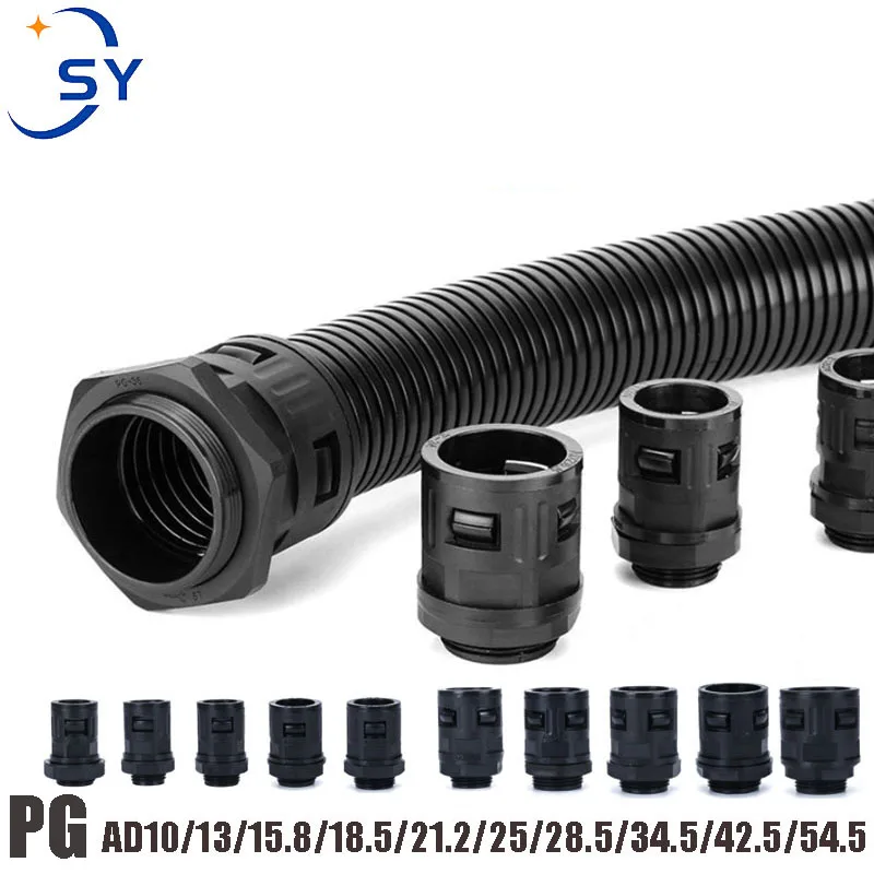 Junta-de-tubo-corrugado-de-pl-stico-Conector-de-fuelle-gl-ndula-de-Cable-de-piezas.jpg