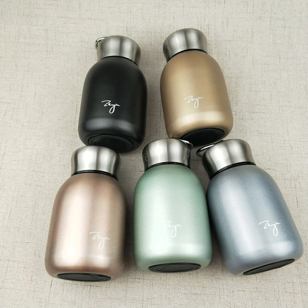 300ML Water Cups Mini Coffee Vacuum Flasks Lovely Stainless Steel ...