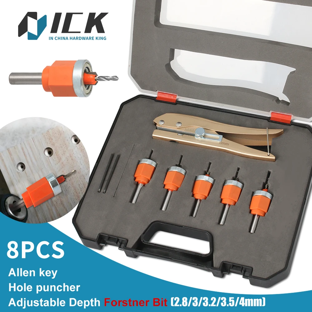 Forstner-Bit-Set-with-Edge-Banding-Punching-Pliers-Countersink-Drill ...