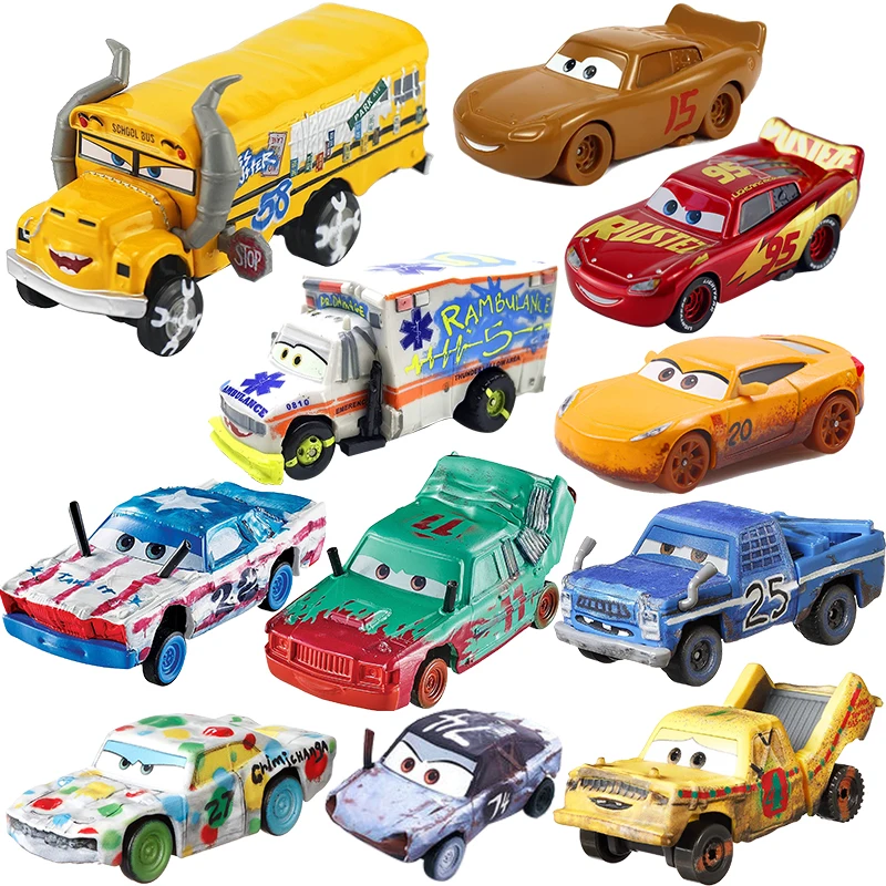 Disney Pixar Cars 3 Thunder Hollow Crash Fritter Miss Lightning Mcqueen ...