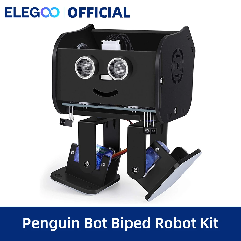 Elegoo Arduino Project Penguin Bot Biped Robot Kit With Assembling Tutorial Stem Kit Toys For