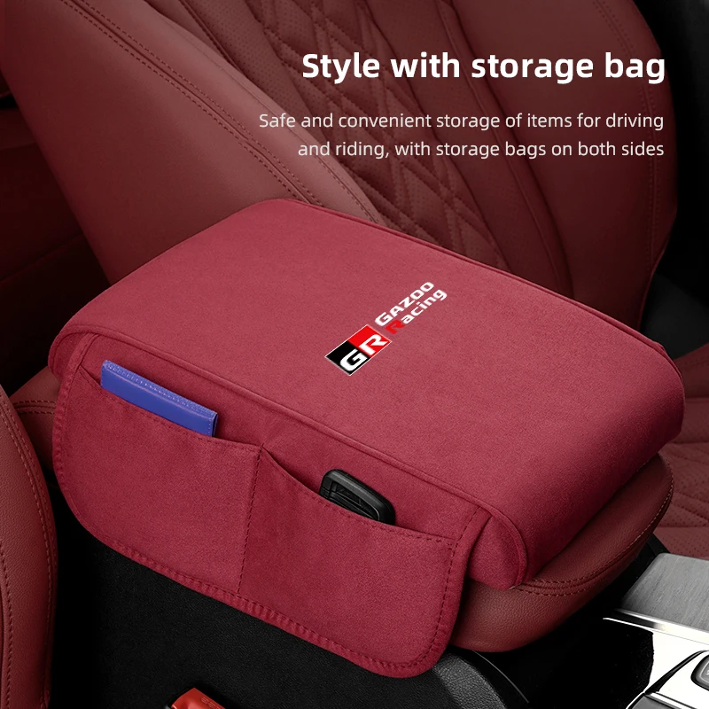 Car Armrest Pad Center Console Arm Rest Box Cover Protective Mat For ...