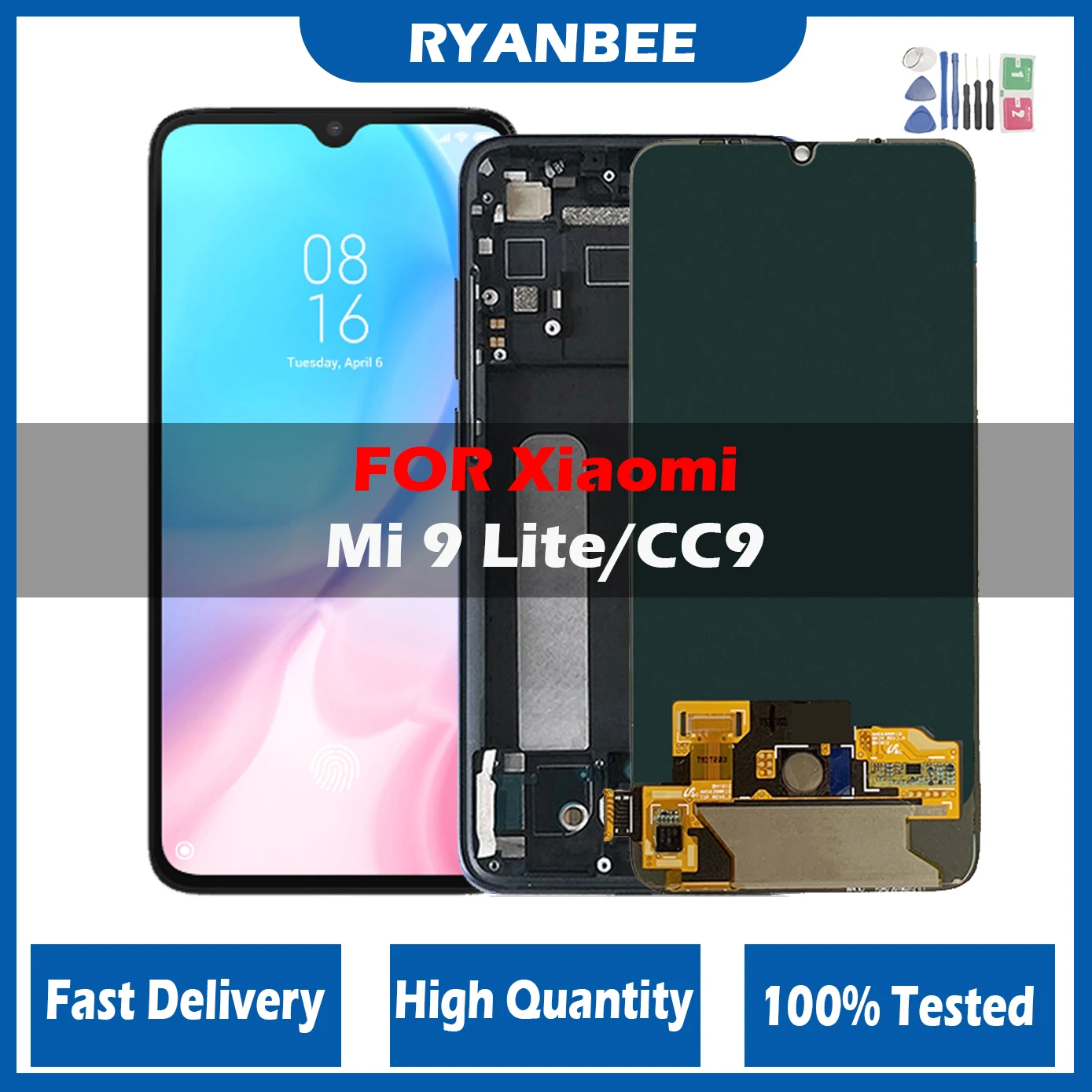 6-39-Super-AMOLED-For-Xiaomi-MI-9-Lite-LCD-Display-For-Xiaomi-Mi-CC9 ...