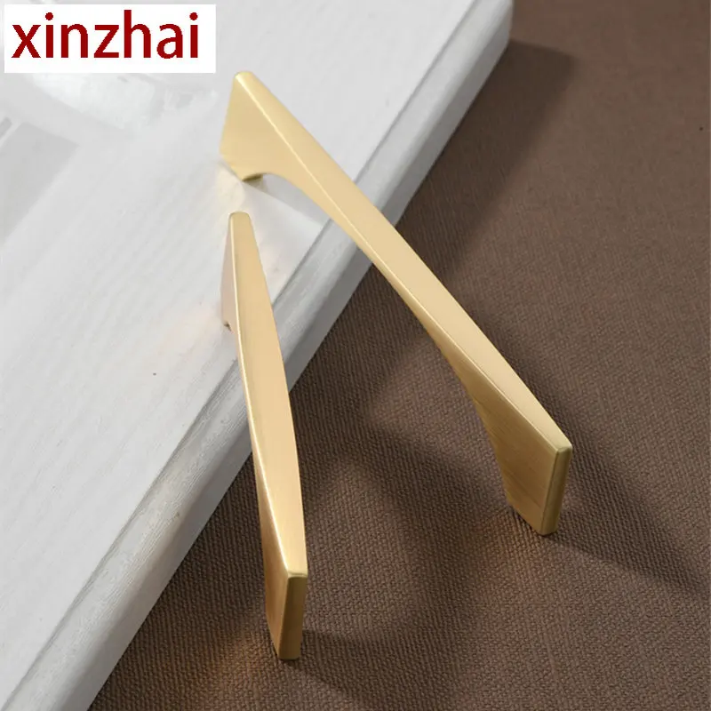 High-end-Antique-Wardrobe-Door-Handles-Yellow-Bronze-Cabinet-Pulls ...