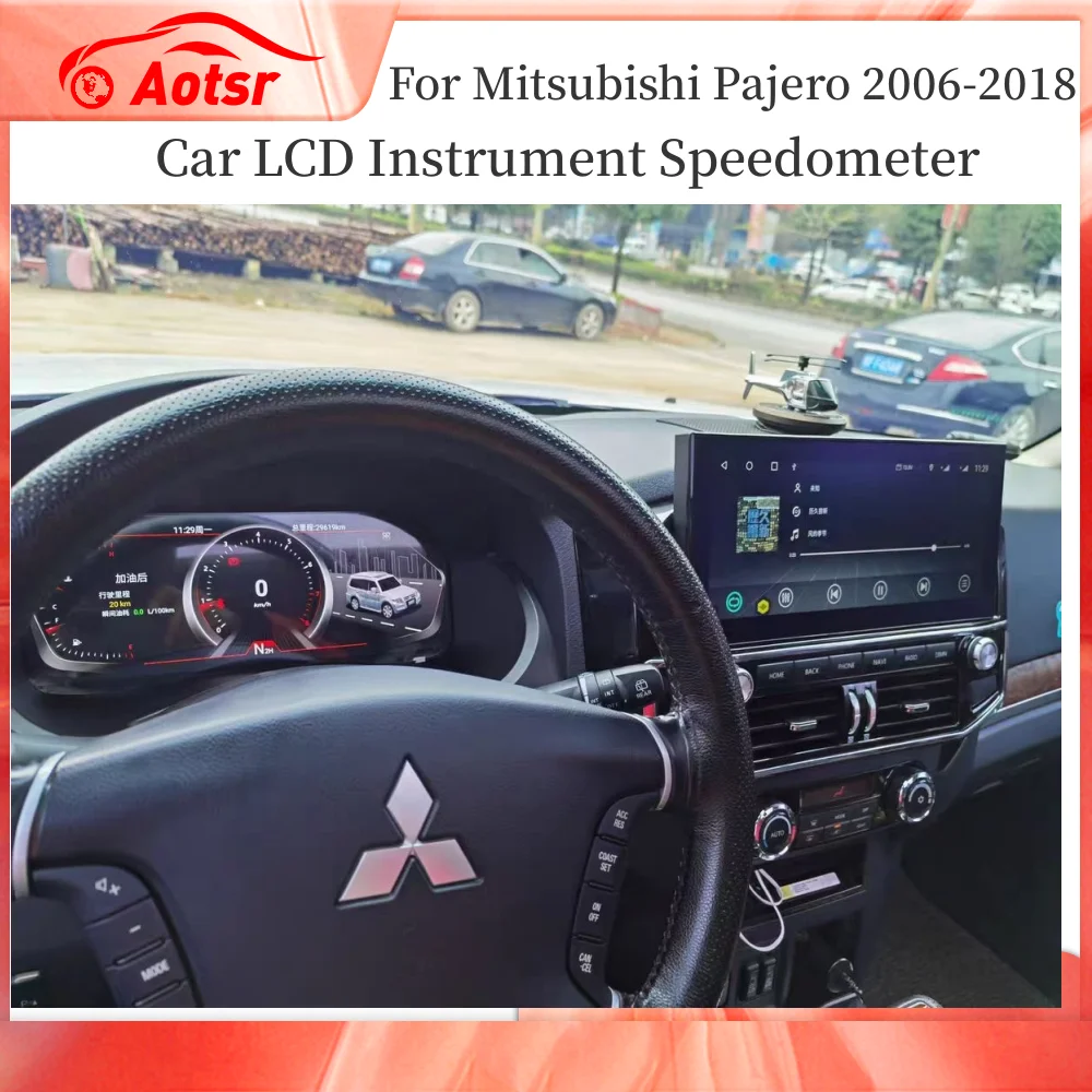 For Mitsubishi Pajero 2006-2016 Digital Cluster Car Display Dashboard ...