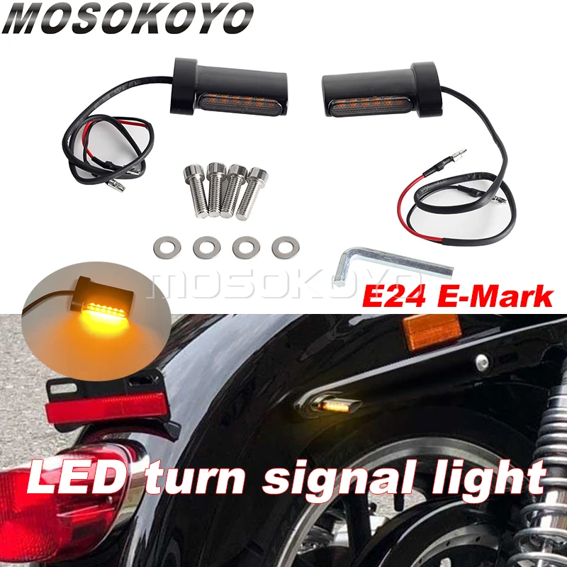 Motorcycle-E24-6-LED-Blinker-Indicator-Lamp-Rear-Turn-Signals-Light ...