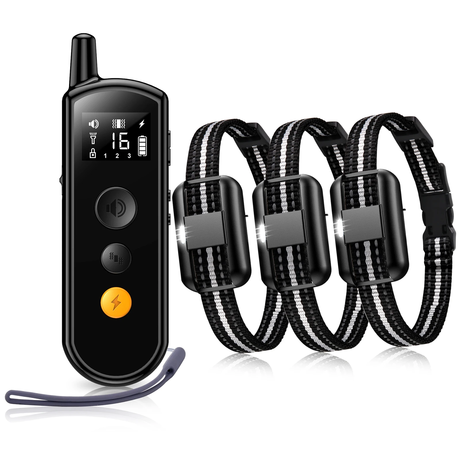 Electronic-Dog-Training-Collar-Remote-Control-Vibration-Sound-Shock ...