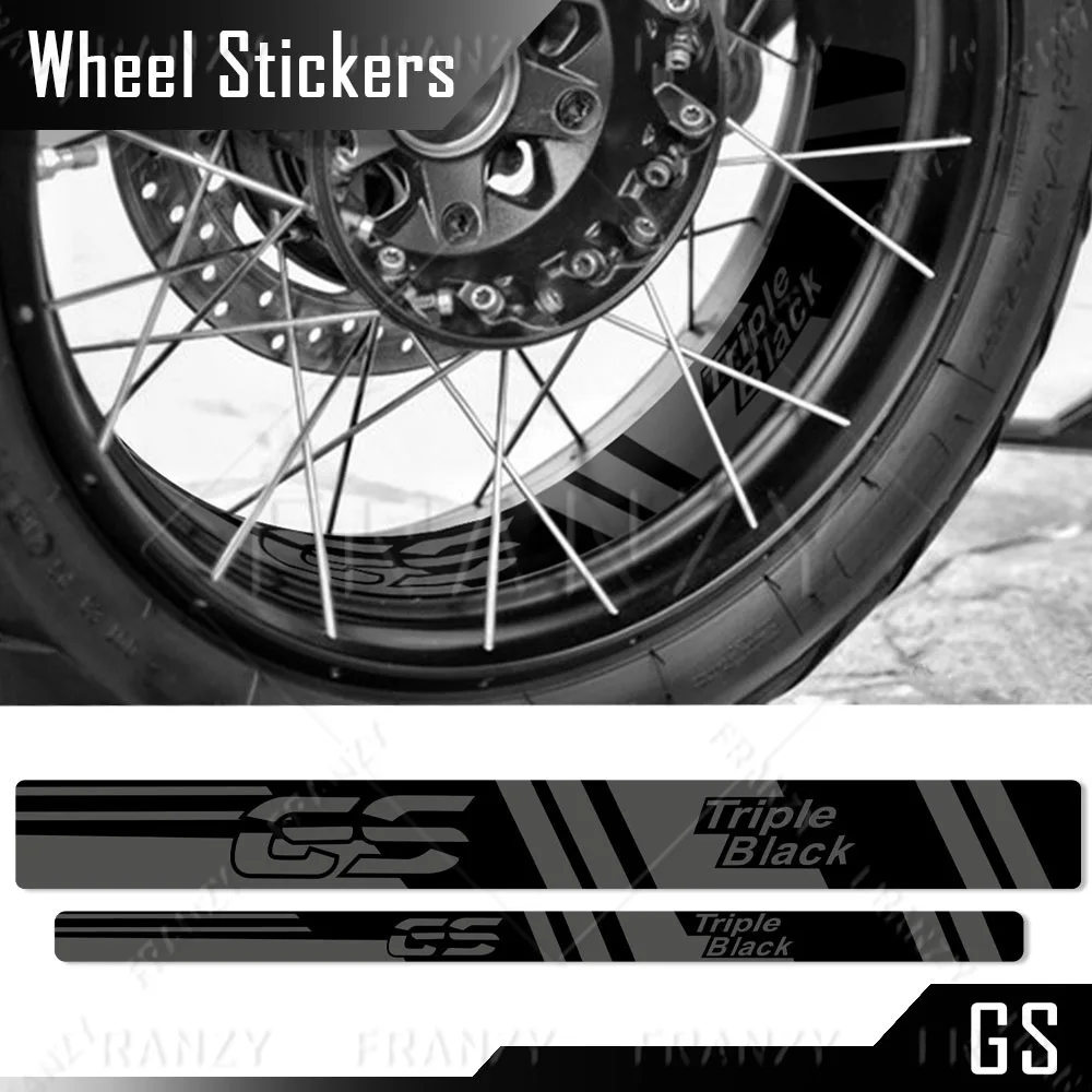 Motorcycle-Wheel-Sticker-Rim-Decals-Triple-Black-Hub-Stripe-Tape-For ...