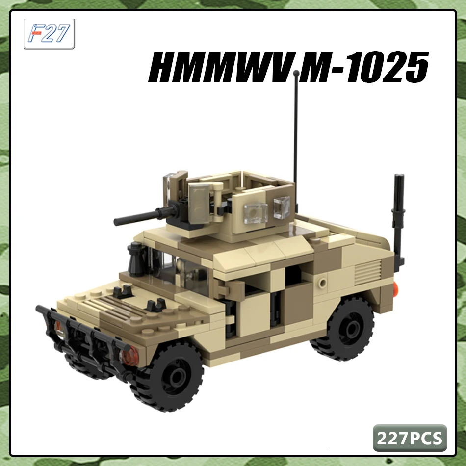 MOC-Military-Series-US-Army-Humvee-Infantry-Weapon-Combat-Vehicle ...