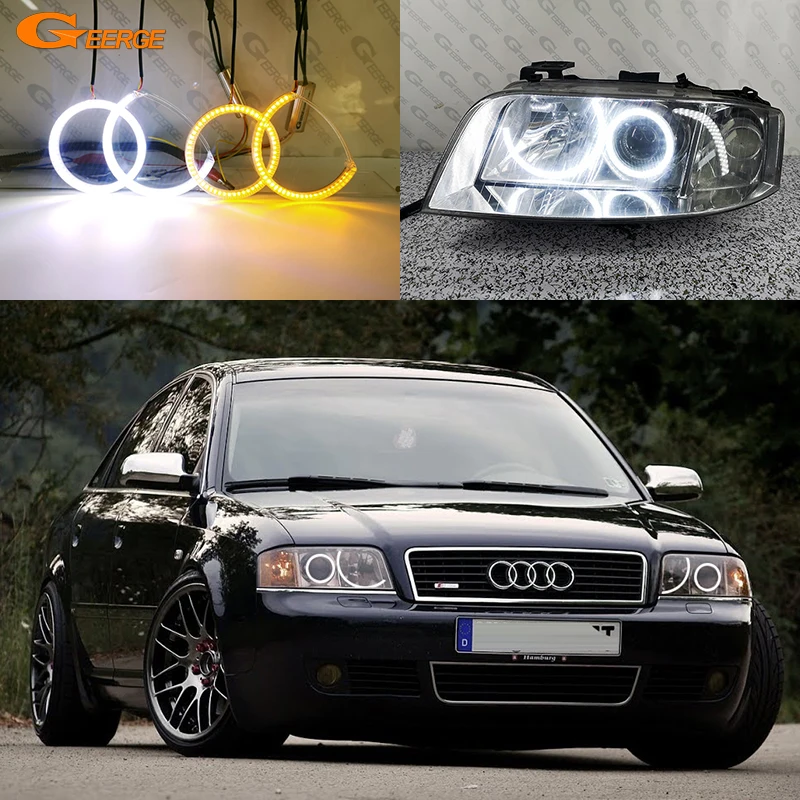 For-Audi-A6-C5-4B-S6-RS6-Ultra-Bright-Day-Light-Turn-Signal-SMD-LED ...