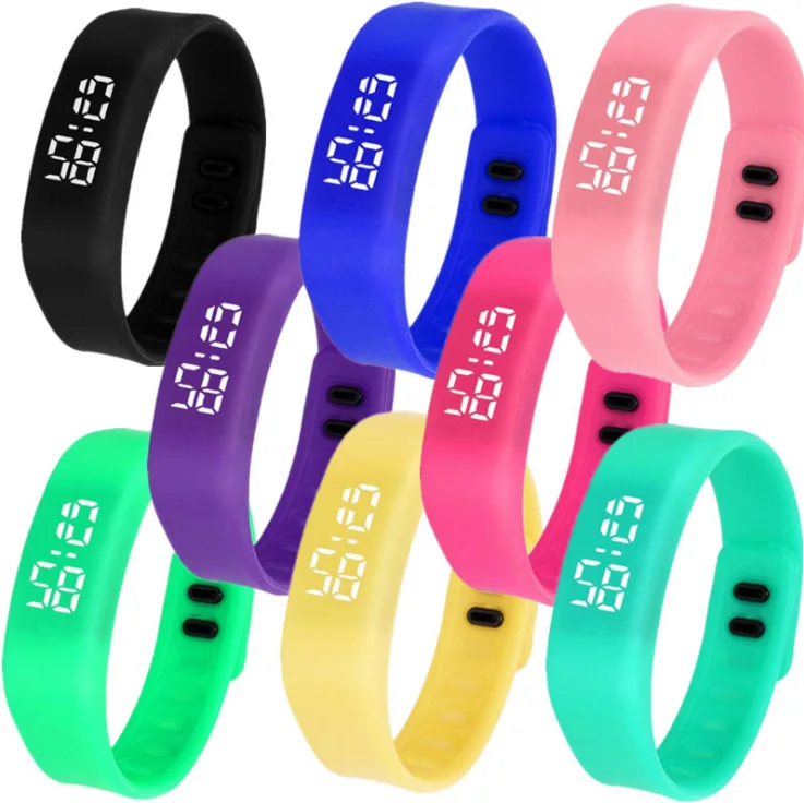 Men-Women-Watches-Fashion-Silicone-Red-LED-Sports-Bracelet-Touch ...