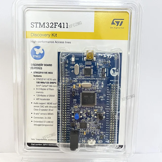 AvadaTech 1 pcs x STM32F411E DISCO DISCOVERY KIT STM32F411VE MCU ARM 16/32-BITS MICROS ...
