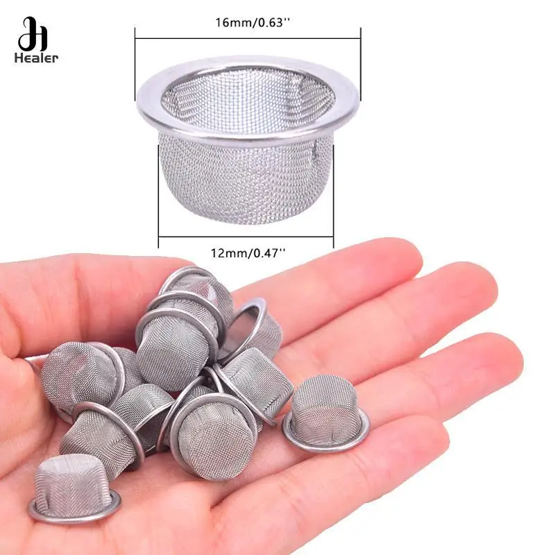 5-10-20Pcs-Tobacco-Smoking-Pipe-Metal-Filter-Stainless-steel-Mesh-Pipe ...