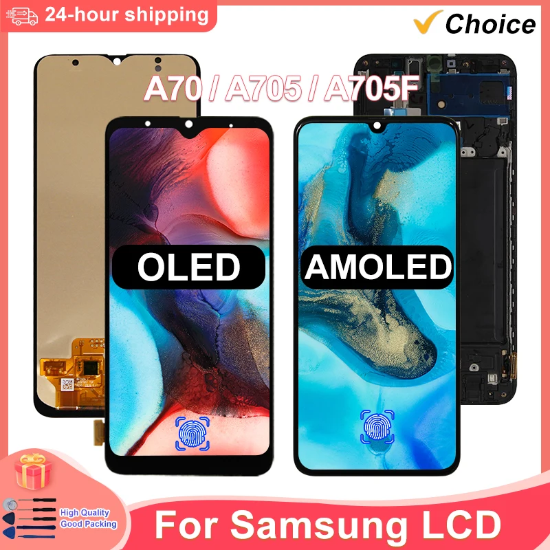 AMOLED-For-Samsung-Galaxy-A70-LCD-SM-A705F-DS-SM-A705FN-DS-Display ...