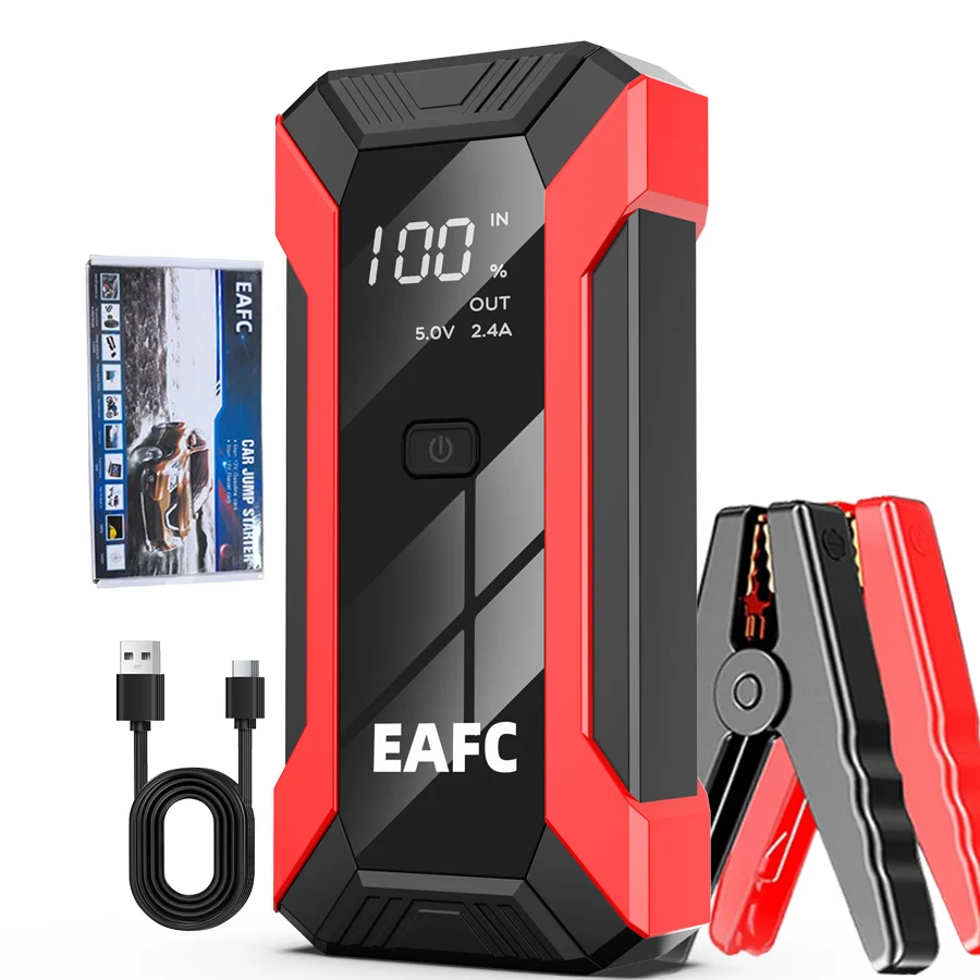 EAFC Car Jump Starter Power Bank 1200-2000A Portable Charger Car ...