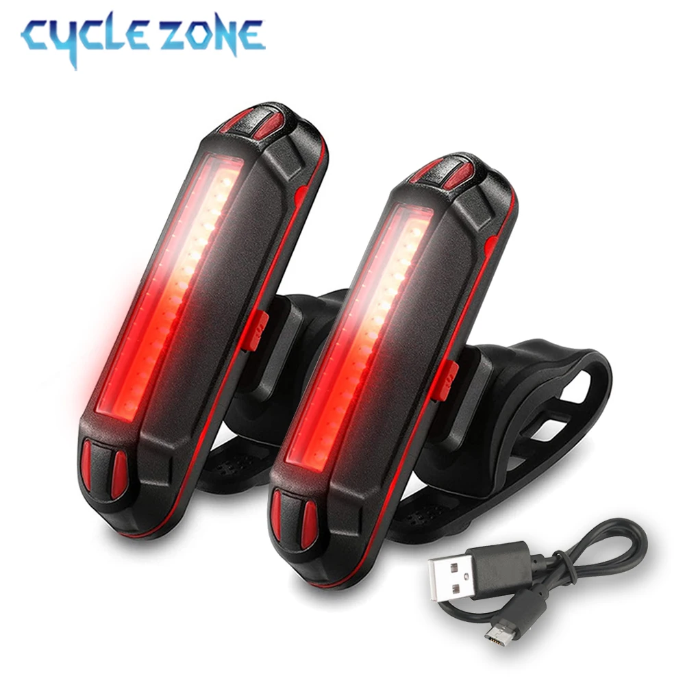 100-Lumens-Bike-Tail-Light-USB-Rechargeable-LED-Powerful-Bicycle-Rear ...