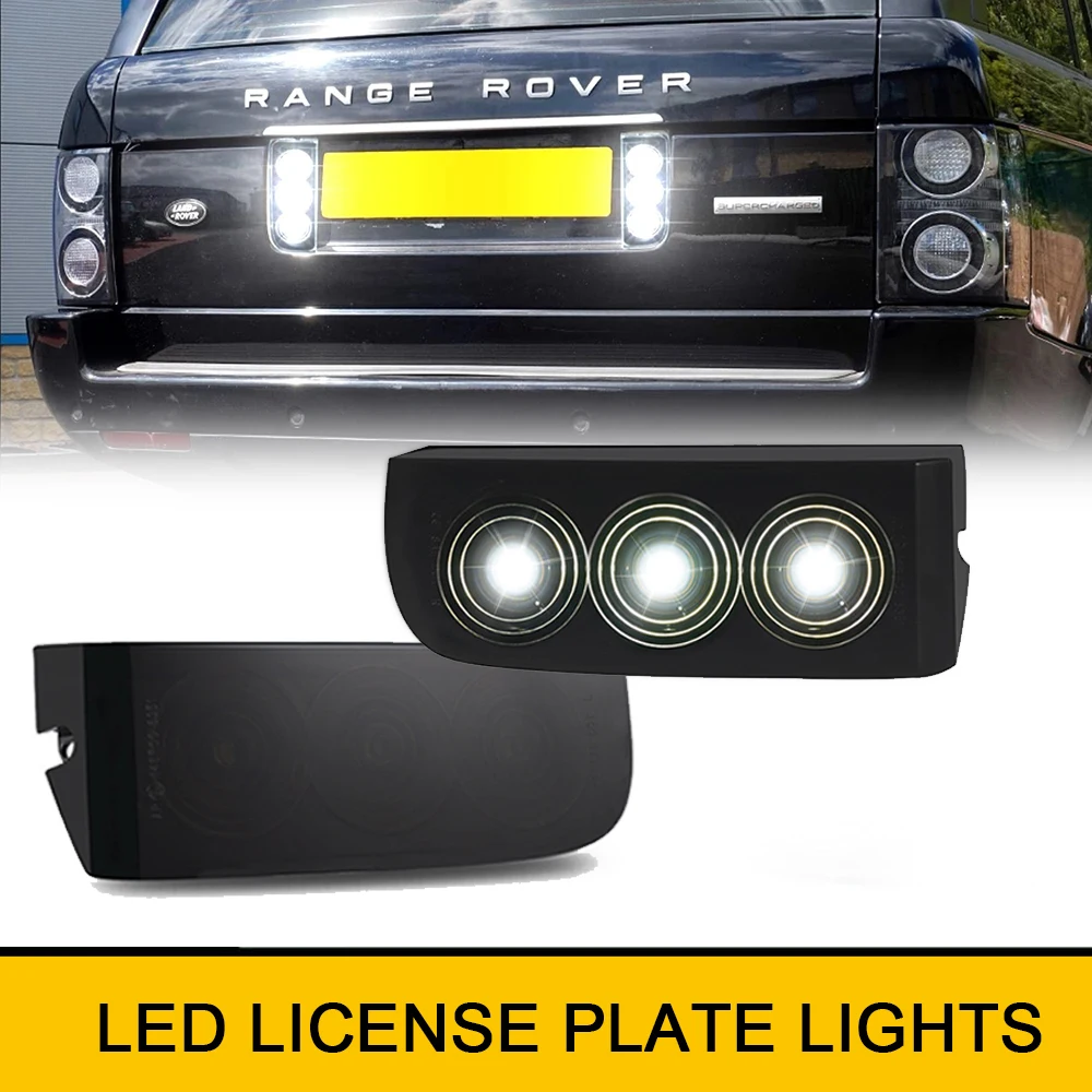 2x-Smoked-Lens-Tailgate-Reverse-Backup-Lights-LED-License-Plate-Lamp ...