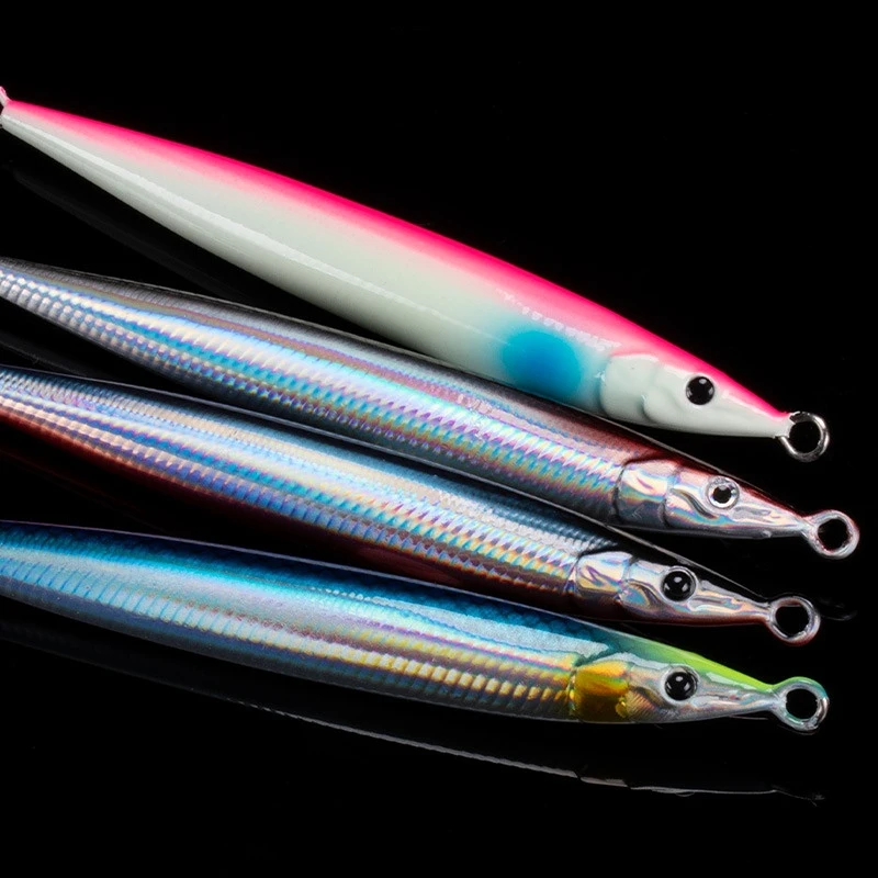 60g-80g-100g-Saltwater-Metal-Jig-Lure-Slow-Live-Bait-Live-Fishing-Shore ...
