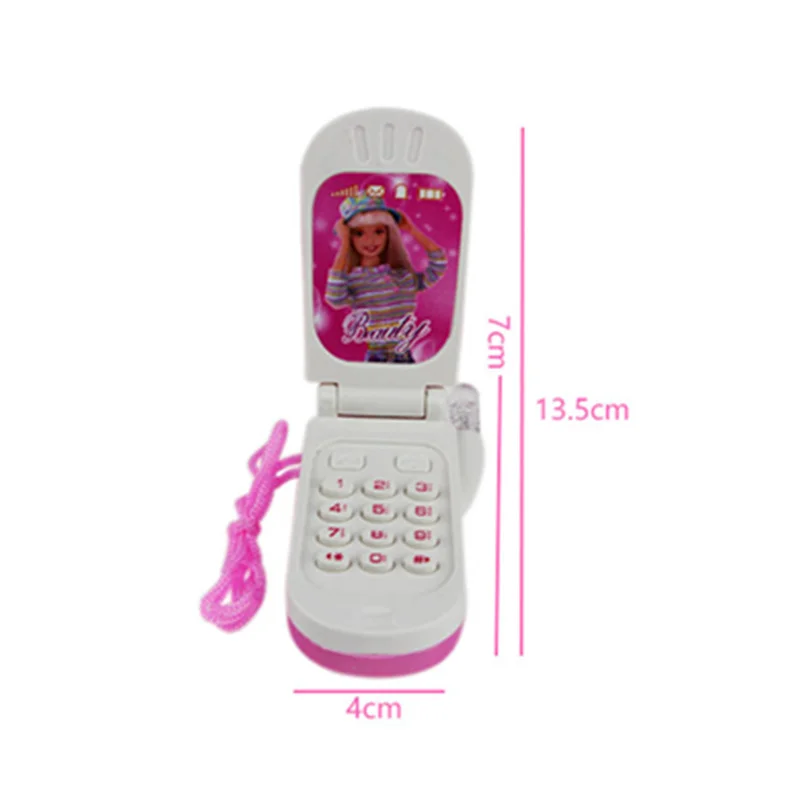 Mobile Phone, Pink, Toy, Barbie, Girl, Play, Buttons,, 47% OFF