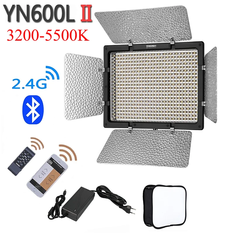 YONGNUO-YN-600II-YN600II-Bicolor-LED-Video-Light-3200k-5500k-Adjustable ...