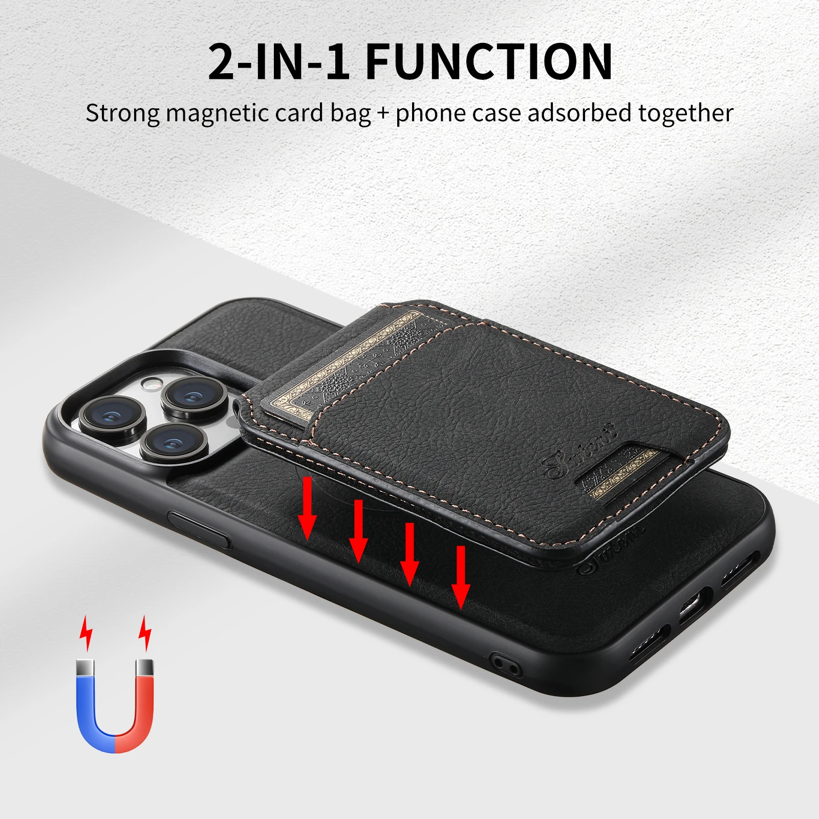 Card-Bag-2In1-Function-Magsafe-Magnetic-Phone-Case-For-iPhone-15-14-13 ...
