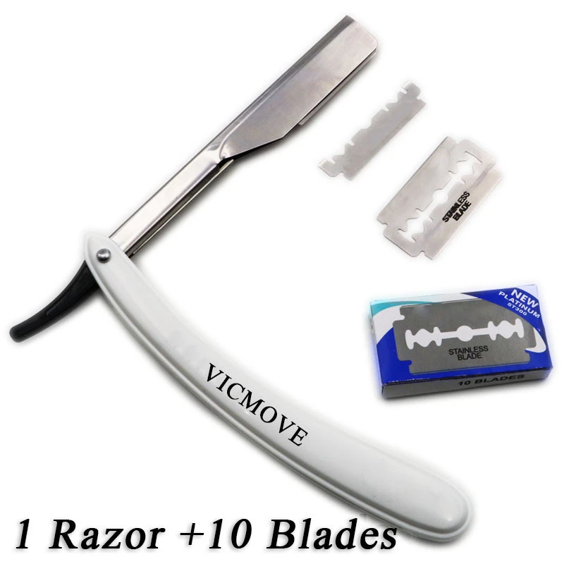 1set Men Straight Barber edge Razors Folding Shaving Knife Hair Removal ...