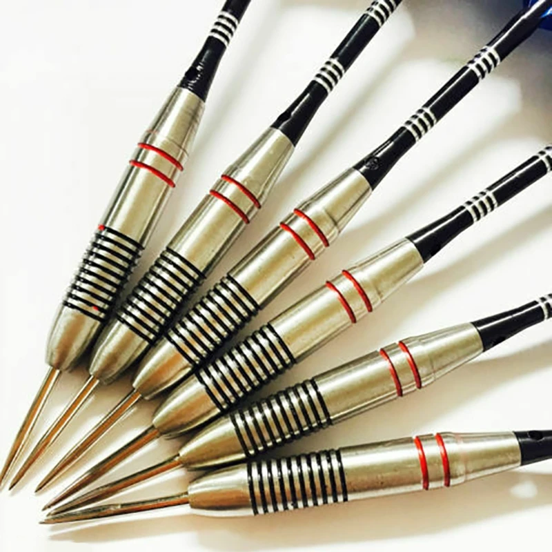 24g-Professional-Dart-Set-6PCS-Steel-Tip-Darts-Flights-Anti-Fall-Hard ...
