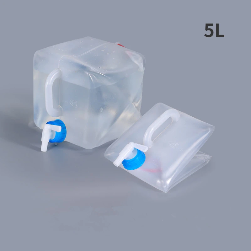 1Pc-5L-Plastic-Empty-Collapsible-Water-Bag-With-Handle-Tap-Foldable ...