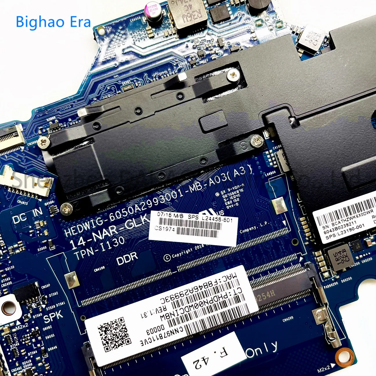Para Hp Laptop Motherboard Com Cpu 64gb-emmc N5000 14-df L24462601 ...
