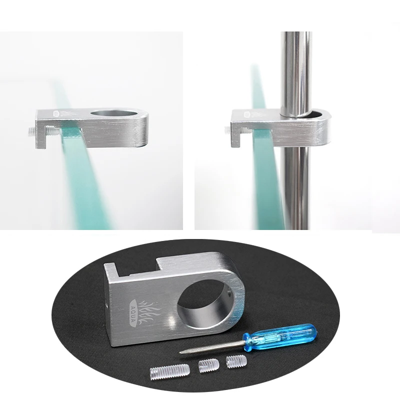 2pcs-Aluminum-Alloy-Water-Pipe-Clamps-Clip-Hose-Holder-Aquarium-Filter ...