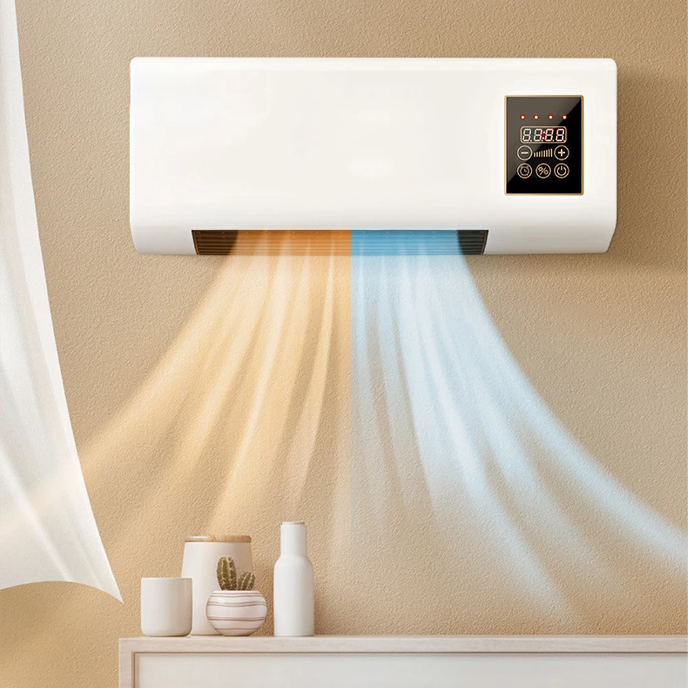 Electric-Heater-Air-Conditioner-Combo-Wall-Mounted-Home-Space-Warm-Room ...