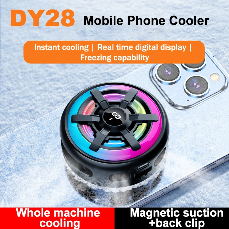 DY28-Frozen-Mobile-Phone-Cooler-Semiconductor-Cooling-Fan-Radiator-for ...