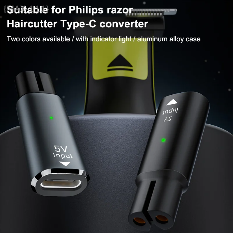 1PC USB Type-C Charger Adapter for Philips OneBlade Trimmer - 5V ...